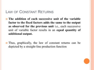 Laws of returns: Law of variable proportions.pptx