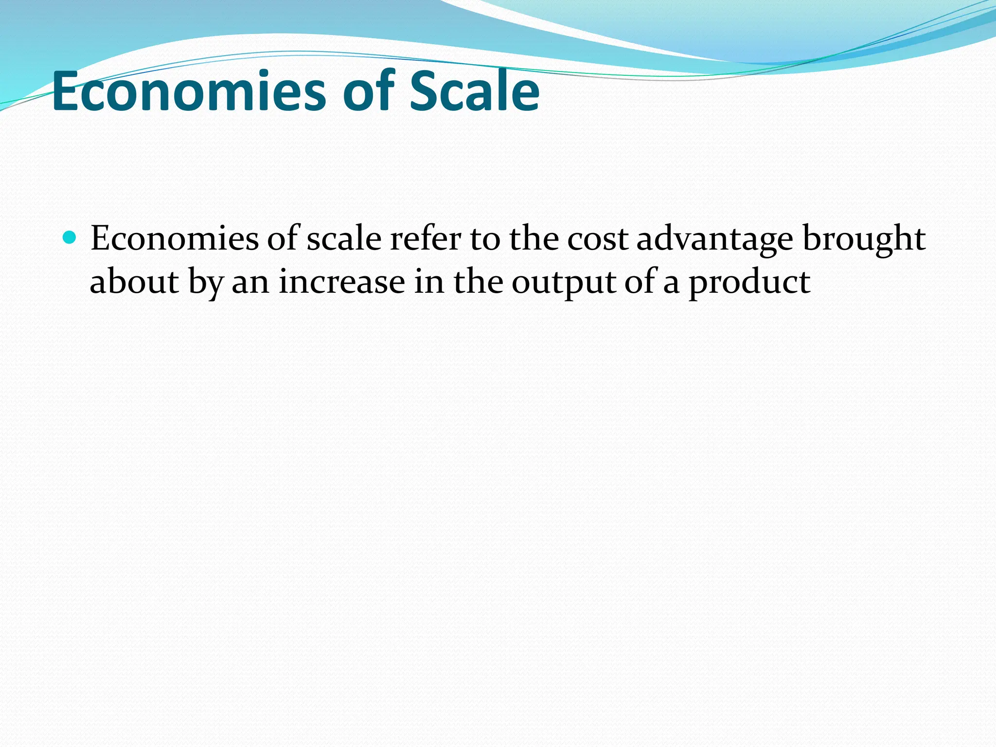 Laws of return to scale economic pptxpptx | PPTX
