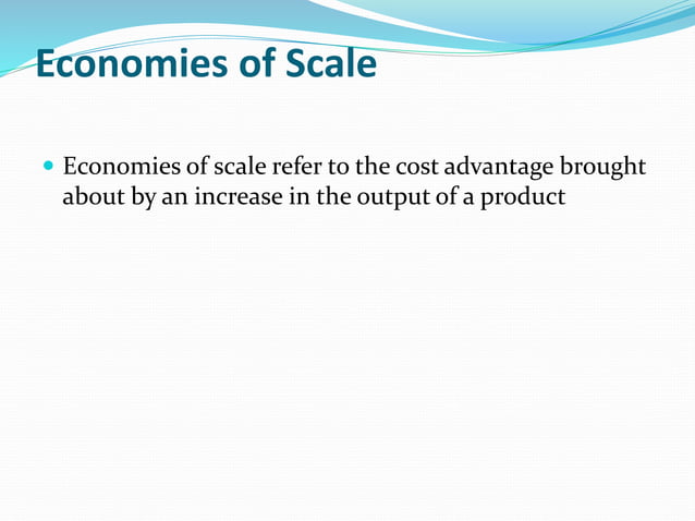 Laws of return to scale economic pptxpptx | PPTX