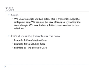 Laws of sines | PPT