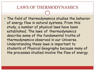 Laws Of Thermodynamics | PPTX