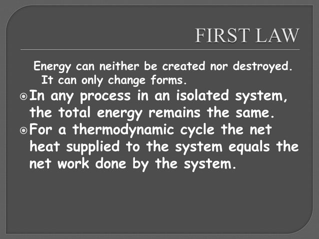 Laws Of Thermodynamics | PPTX
