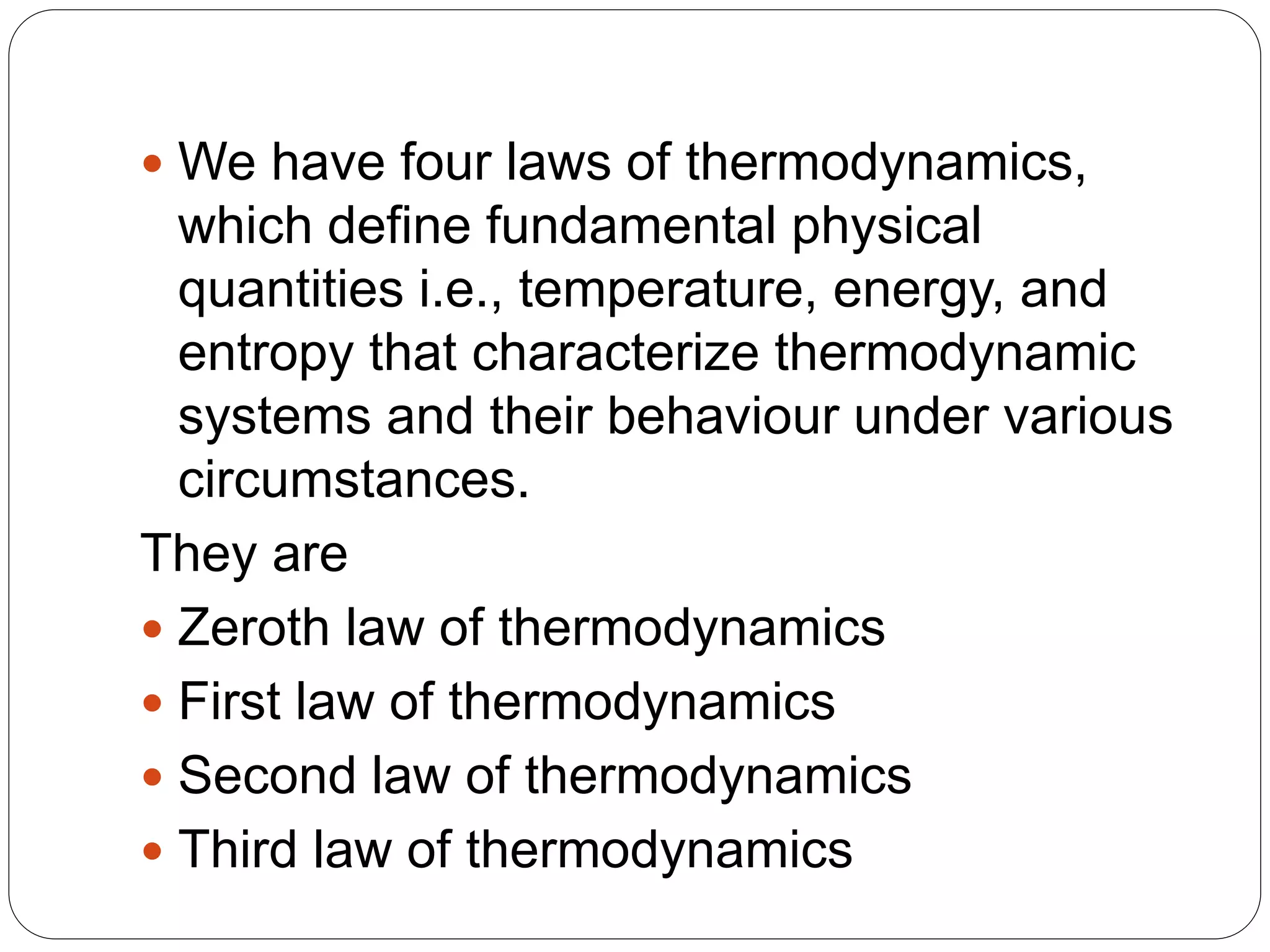 Laws of thermodynamics | PPTX