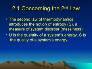ChemistryLaws of Thermodynamics - L1.ppt