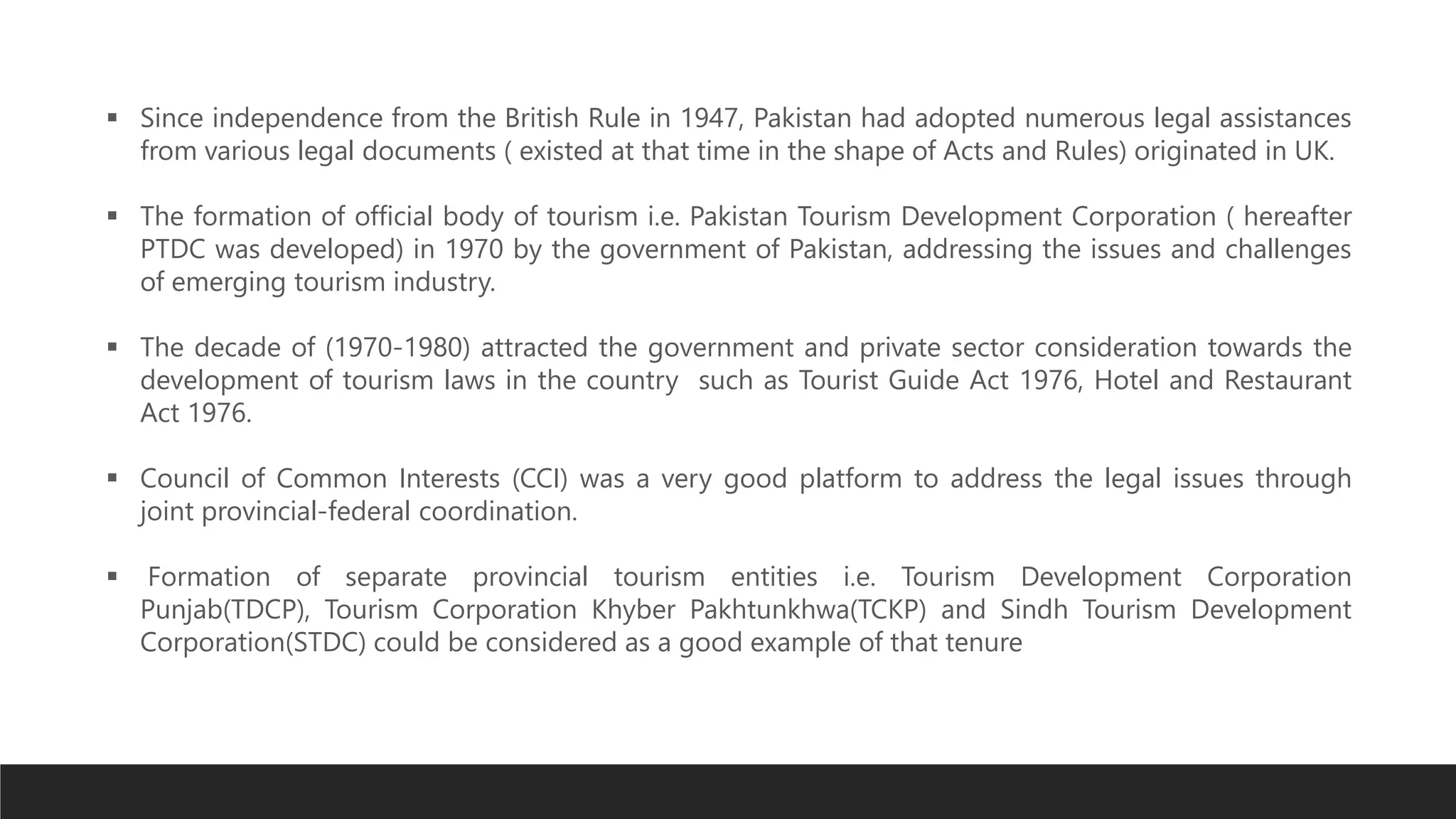 Laws of Tourism in Pakistan.pptx