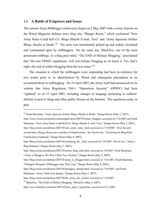 Lawson Loosing The Blogs Of War | PPT