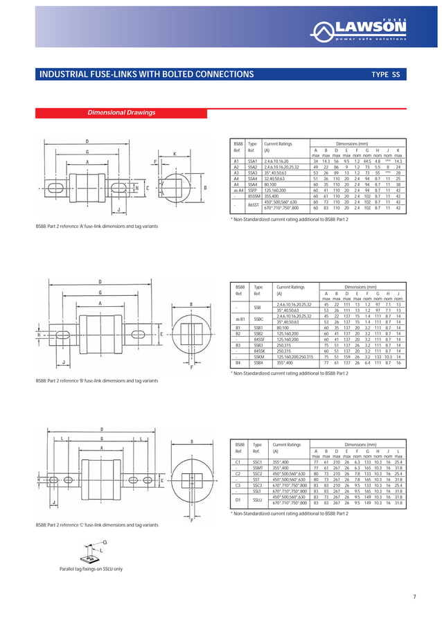 Lawson - Low Voltage Fuse Links | PDF | Home Appliances | Home & Garden