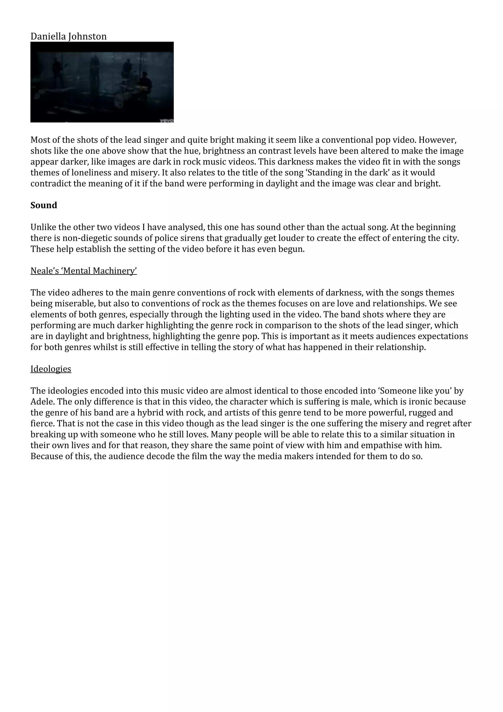Lawson – standing in the dark analysis | DOCX