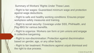 Laws are designed to protect workers' rights.pptx