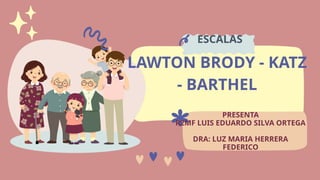 LAWTON BRODY - KATZ - BARTHEL.pptx medicina familair | PPTX