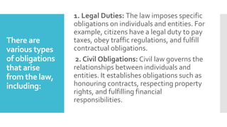 Law undertaking as source of obligations.pptx | Legal Services Industry ...