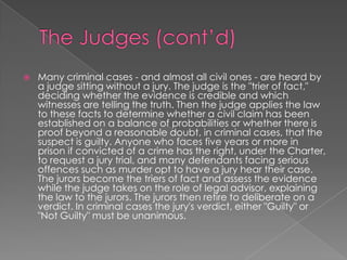 Law unit 1 roles of legal personnel | PPTX