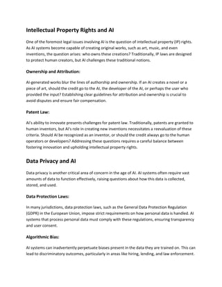 Lawyers and AI: Key Legal Questions and How to Address Them | PDF