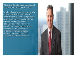 Lawyers professional liability insurance | PPT