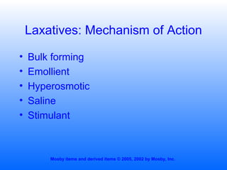 Laxatives | PPT
