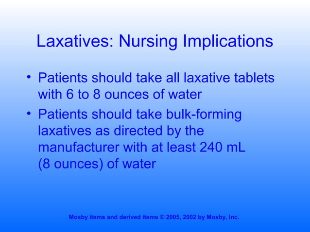 Laxatives | PPT