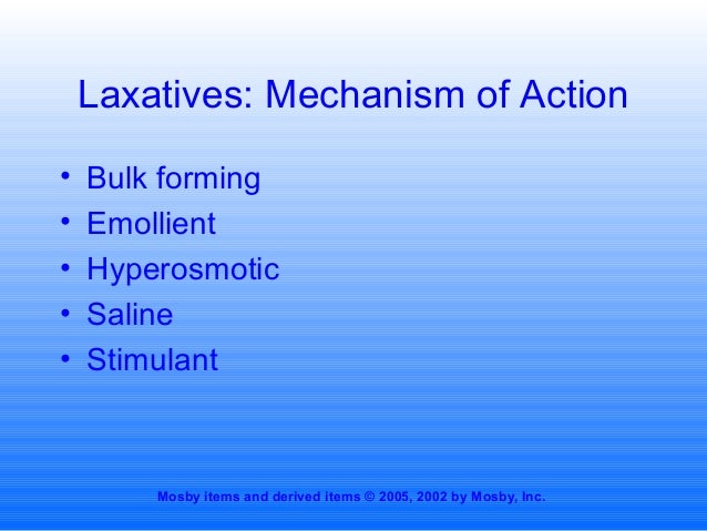 Laxatives