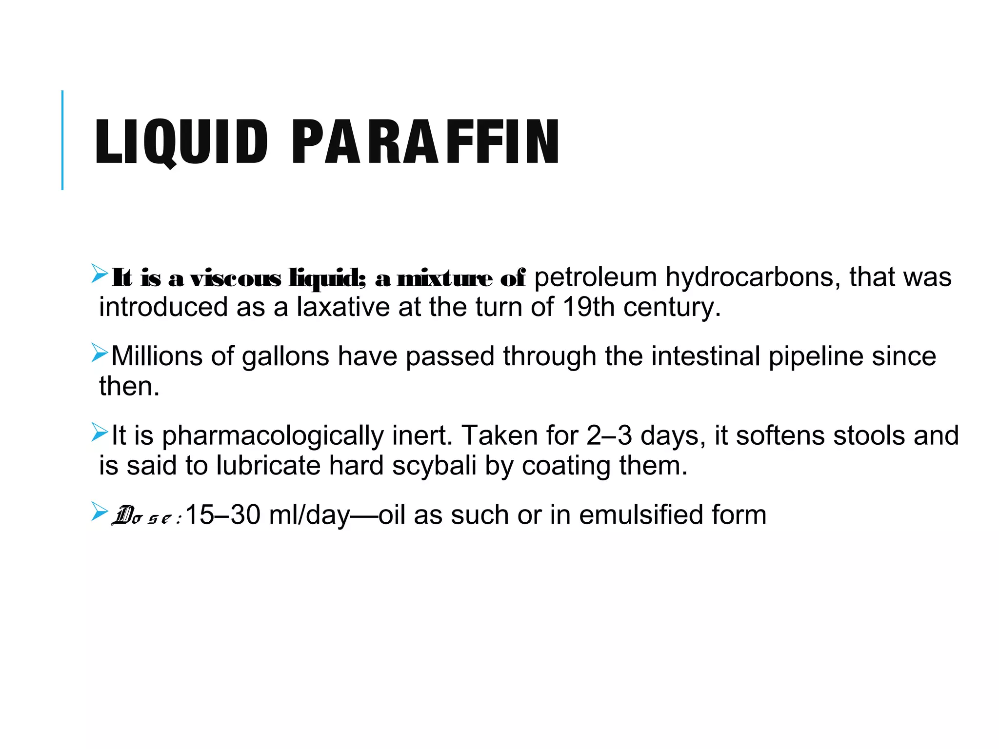 Laxatives and Purgatives | PPT
