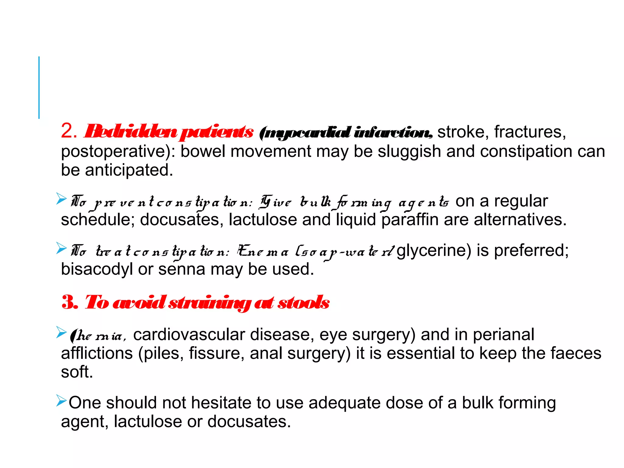 Laxatives and Purgatives | PPT