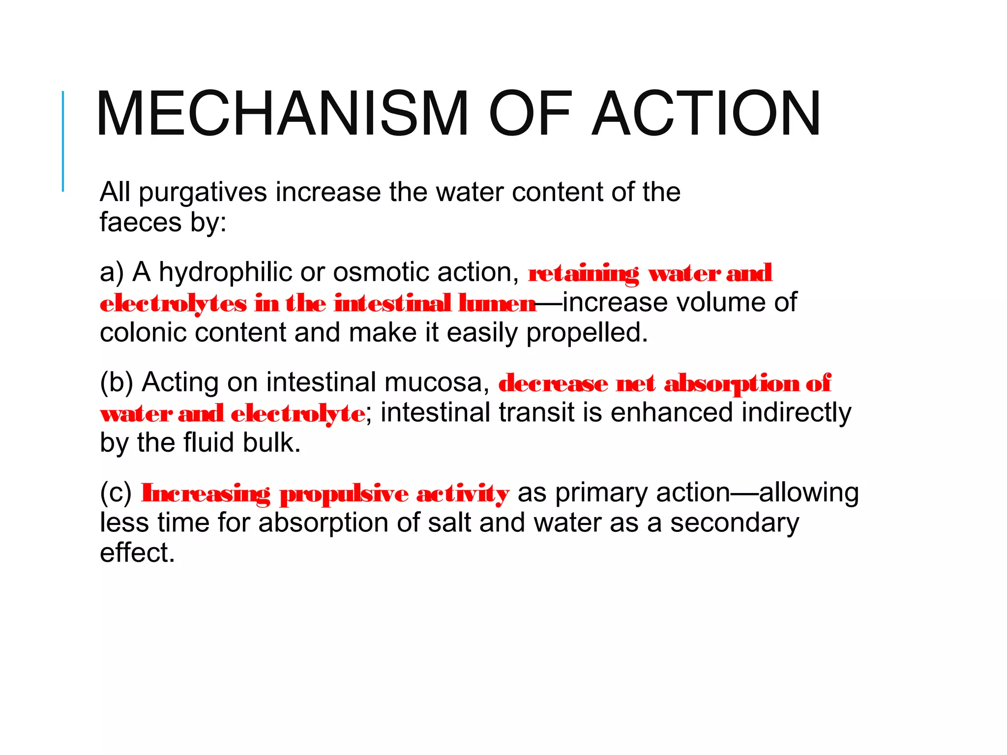 Laxatives and Purgatives | PPT