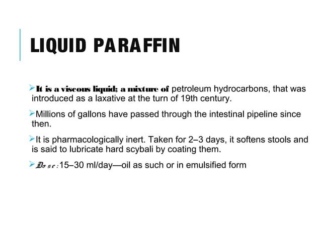 Laxatives and Purgatives | PPT | Digestive Disorders | Diseases and ...