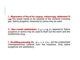 Laxatives and Purgatives | PPT
