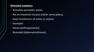 Laxatives | PPT