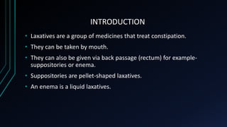 Laxatives | PPT