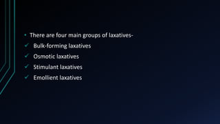 Laxatives | PPT