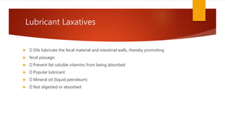 Laxatives | PPTX