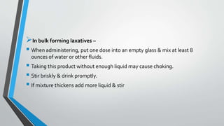 PREPARATION AND GIVING LAXATIVES ...pptx