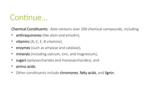 Pharmacognosy approach to Laxatives including Drugs like Aloe, Castor ...