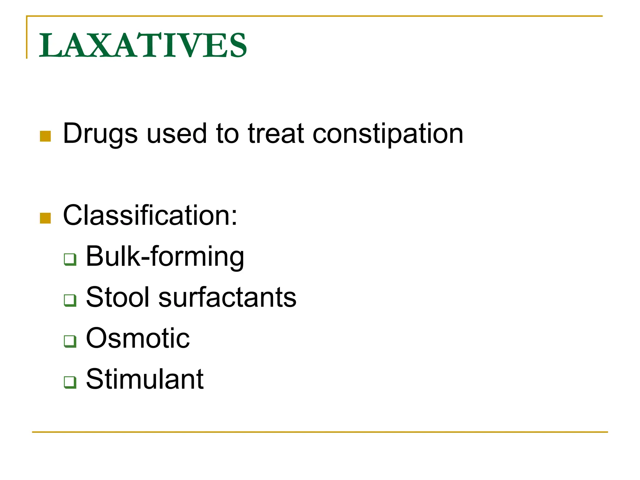 Kampala International University Laxatives - IBS.pptx