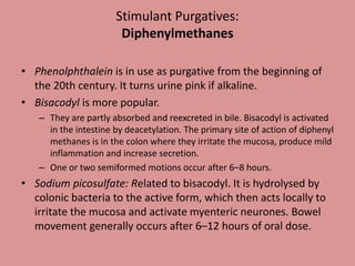 Laxatives purgatives | PPTX