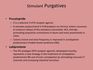 Laxatives purgatives | PPTX