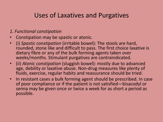 Laxatives purgatives | PPTX
