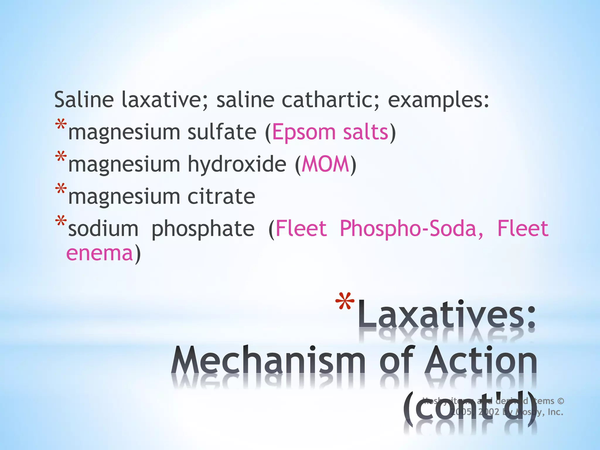 Laxatives (1) | PPTX