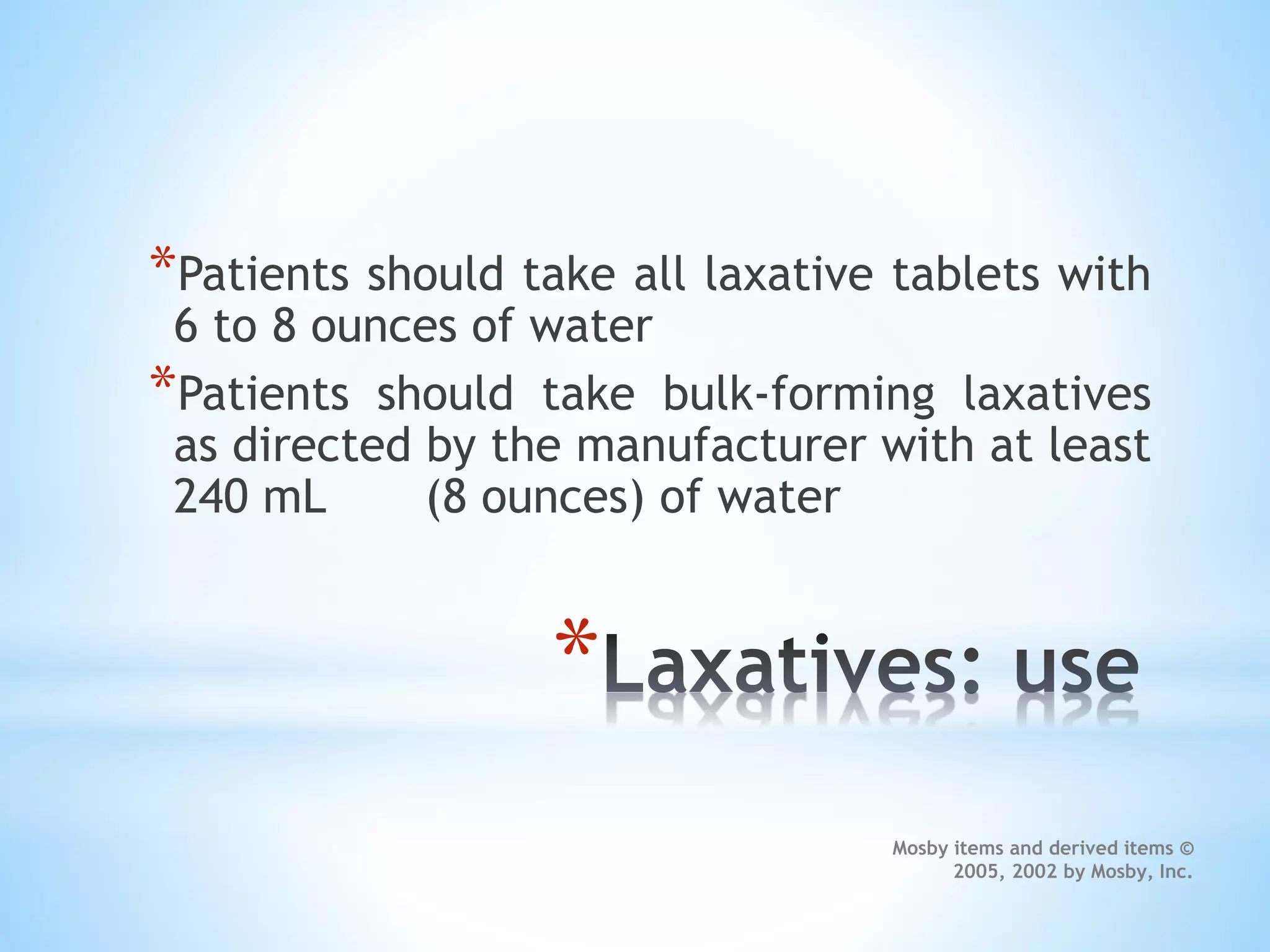 Laxatives (1) | PPTX