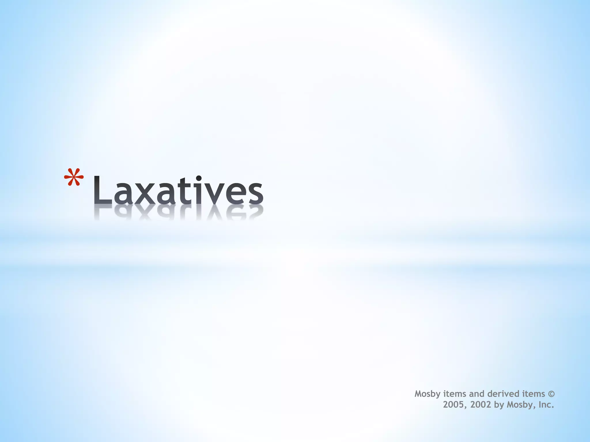 Laxatives (1) | PPT