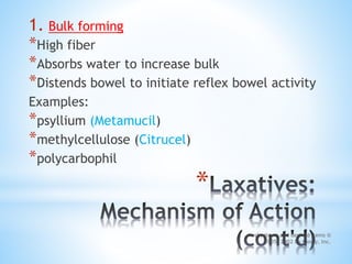 Laxatives (1) | PPTX