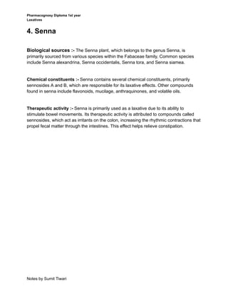 Laxatives Pharmacognosy chapter 5th notes.pdf