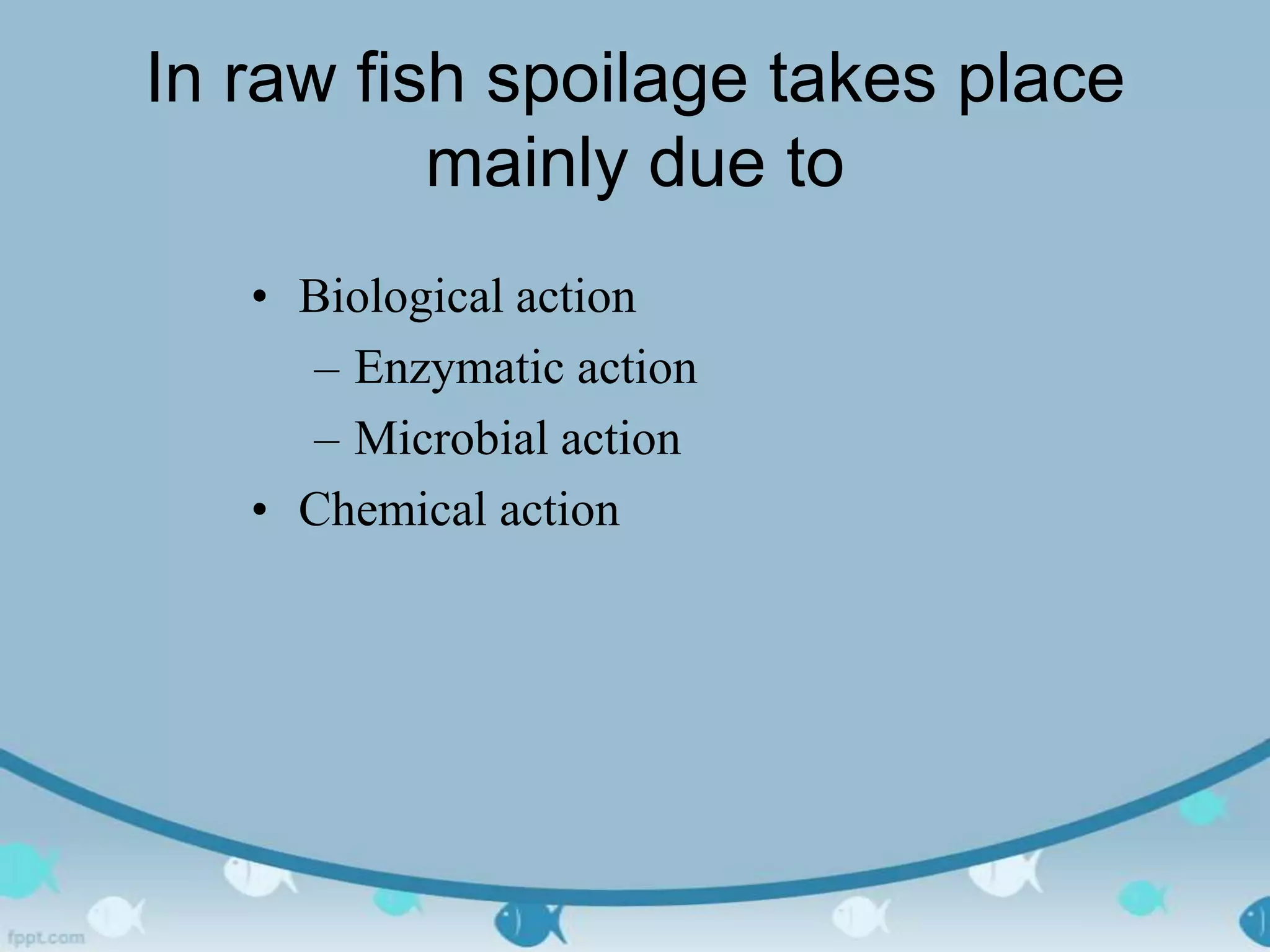 Post Harvest Spoilage of Fish | PPTX