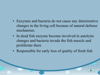 Post Harvest Spoilage of Fish | PPTX