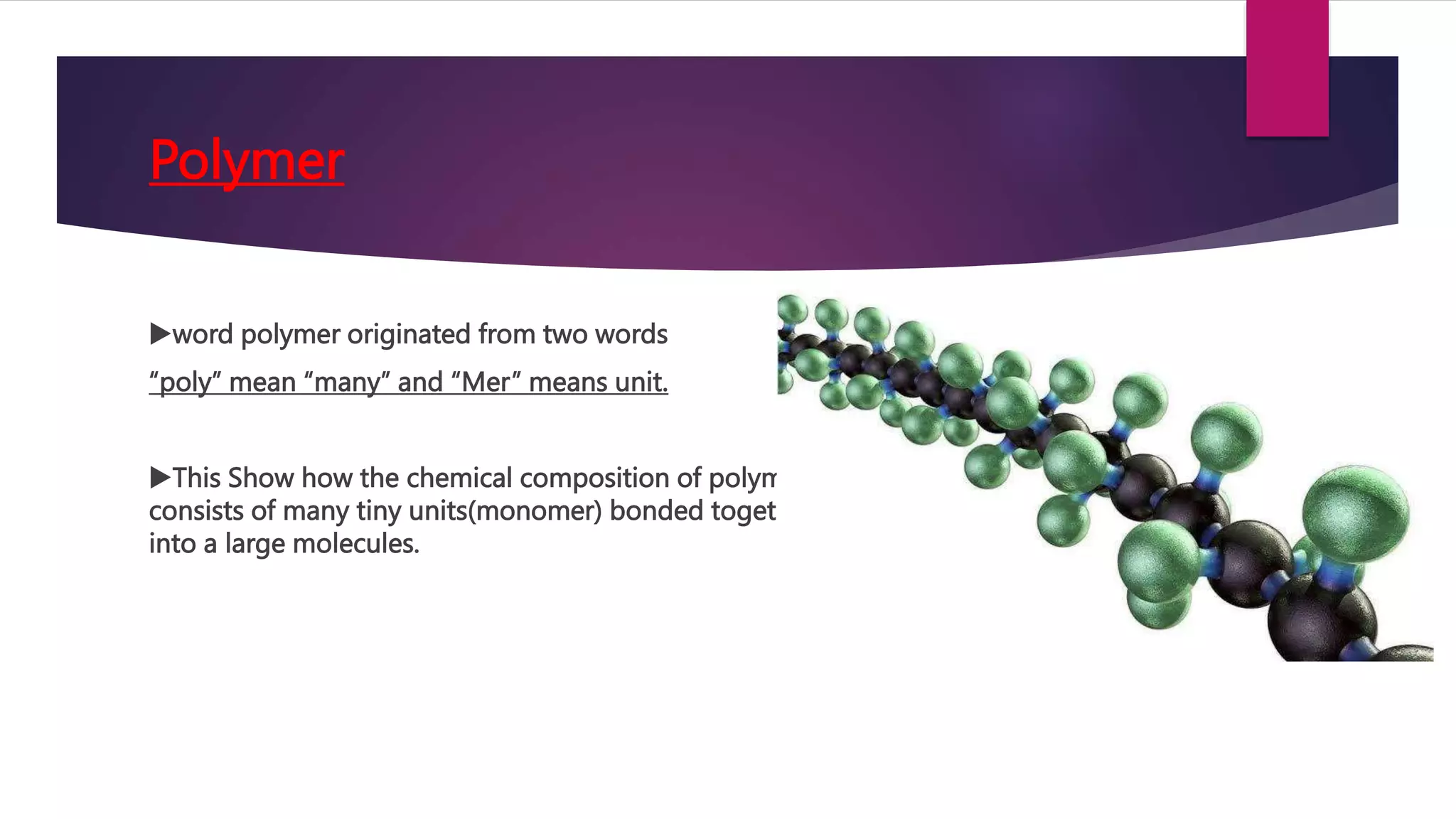 Polymer science / pharma | PPTX