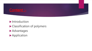Polymer science / pharma | PPTX