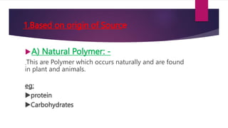 Polymer science / pharma | PPTX