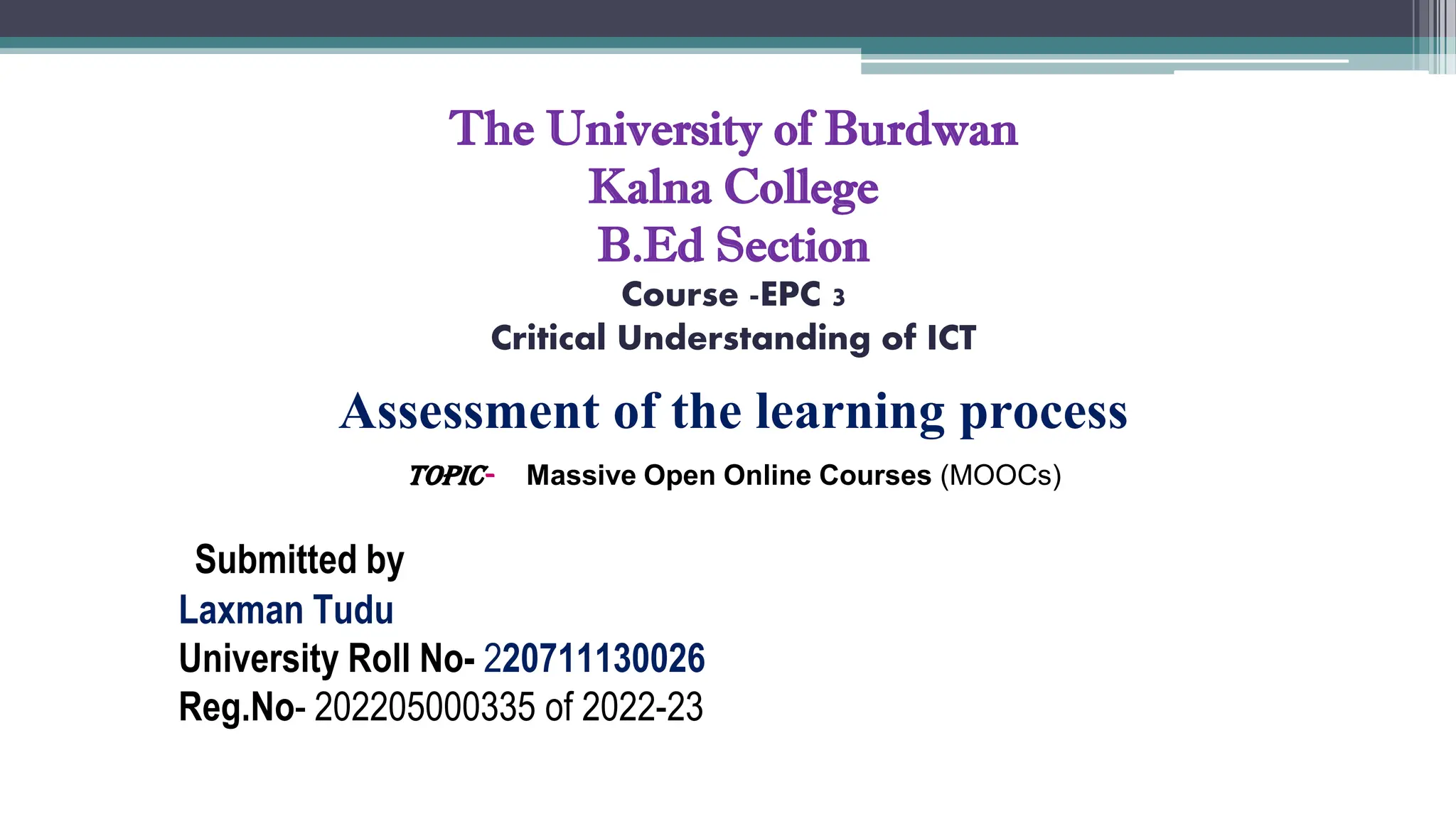 220711130026 LAXMAN TUDU MASSIVE OPEN ONLINE COURSE | PPTX