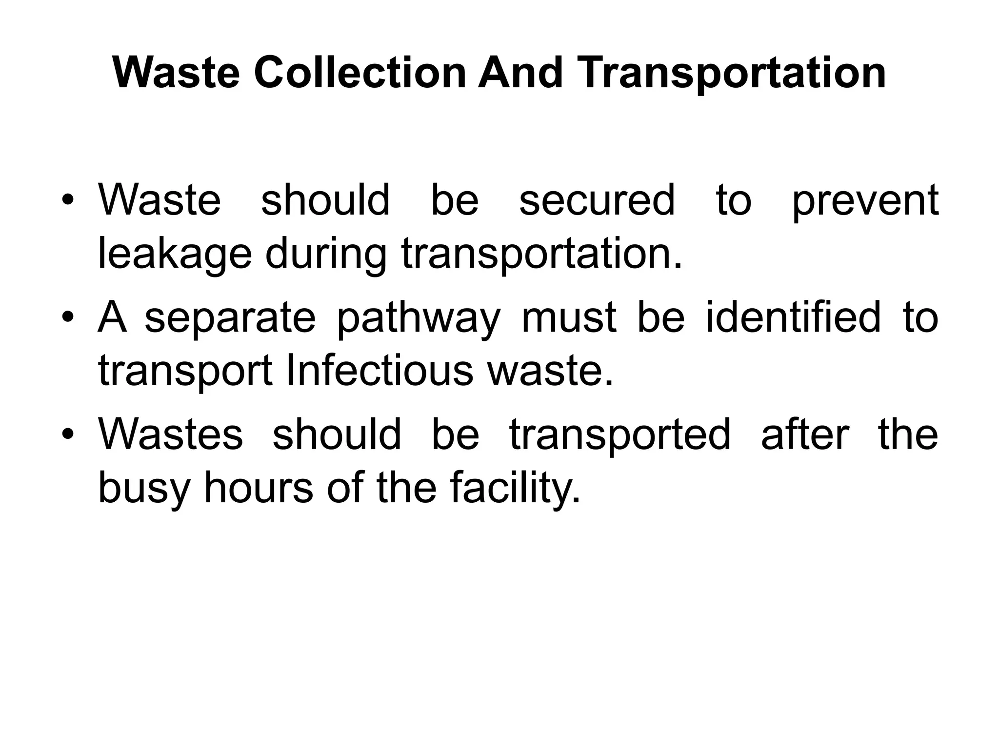 waste management in health care setting and its type | PPTX | Indoor ...