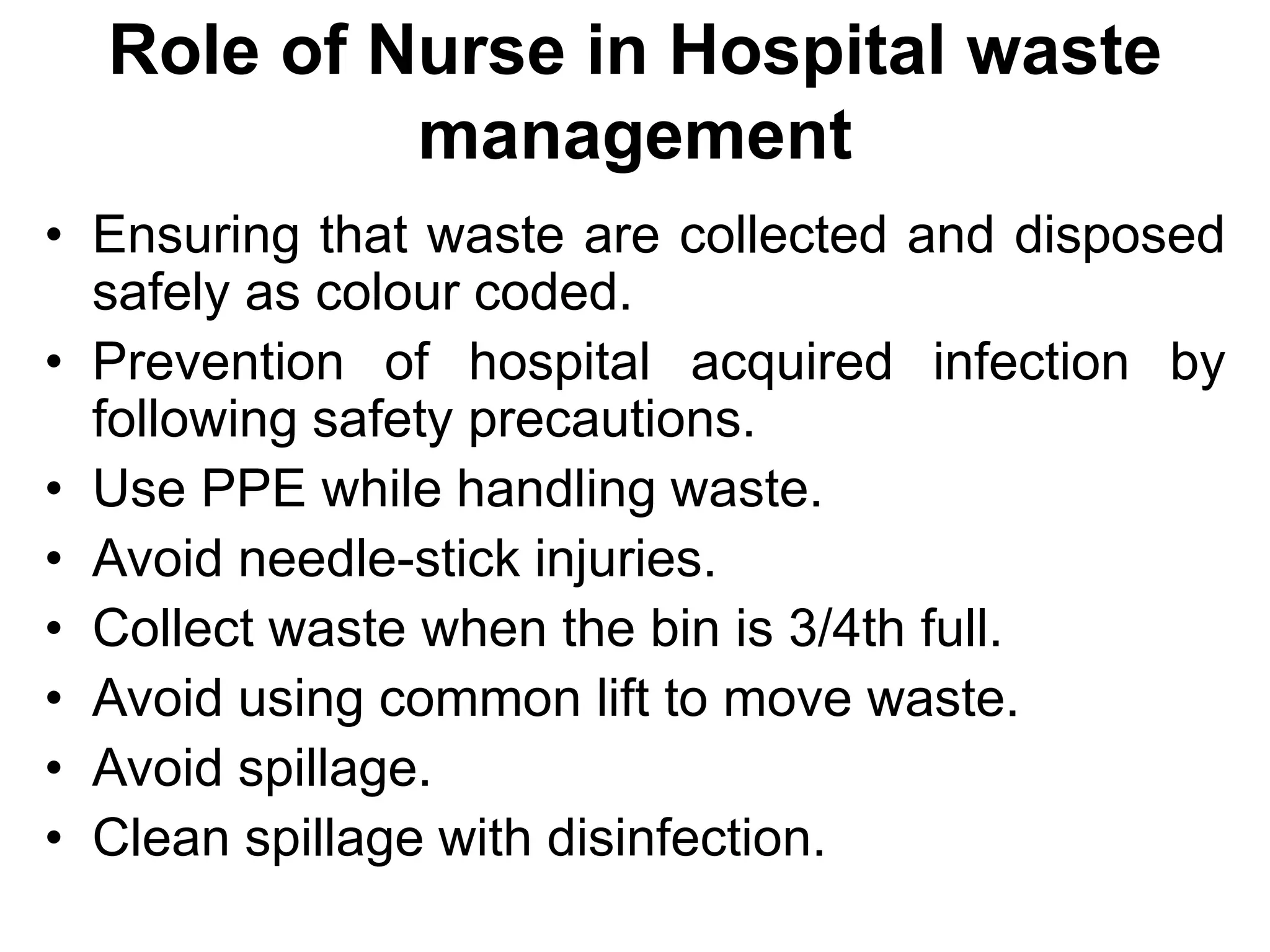 waste management in health care setting and its type | PPTX | Indoor ...