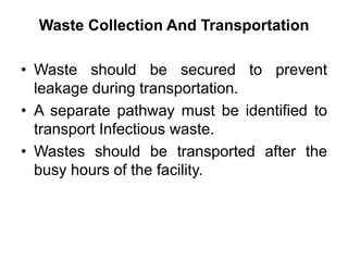 waste management in health care setting and its type | PPTX | Indoor ...